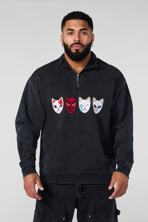 5197 Demon Slayer Kimetsu No Yaiba Quarter Zip