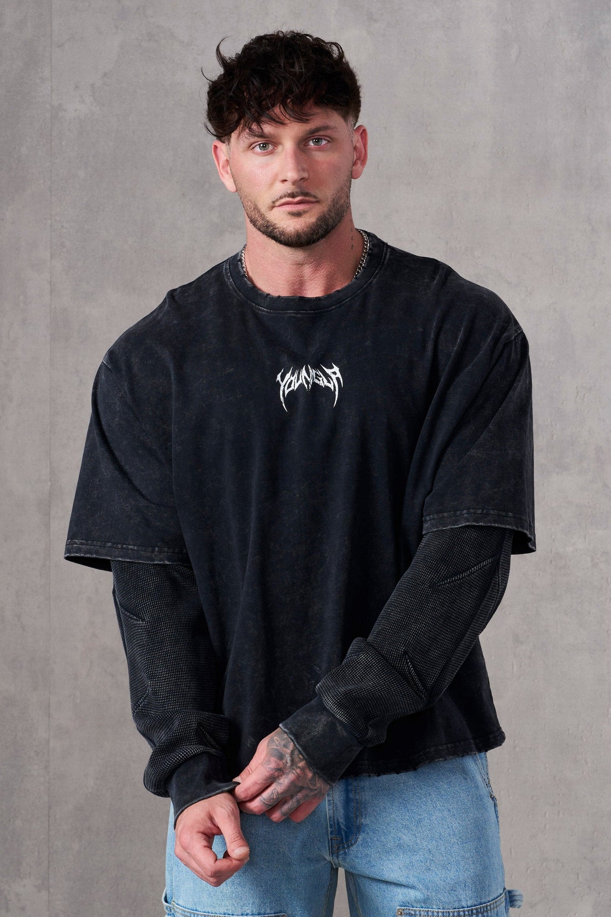 8006 - Shadow Twofer Long Sleeves